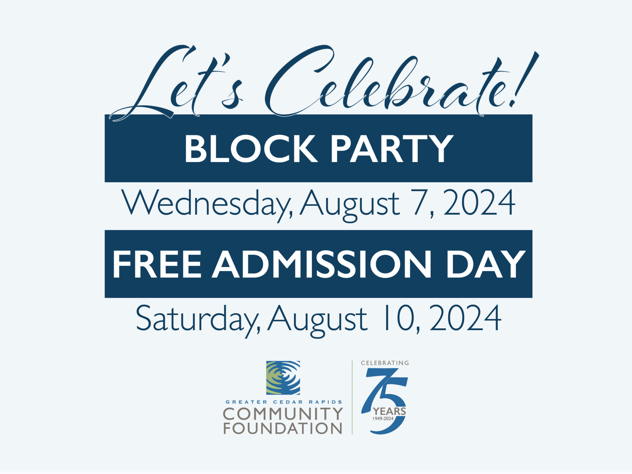 Greater Cedar Rapids Community Foundation Celebrates 75 Years of ...